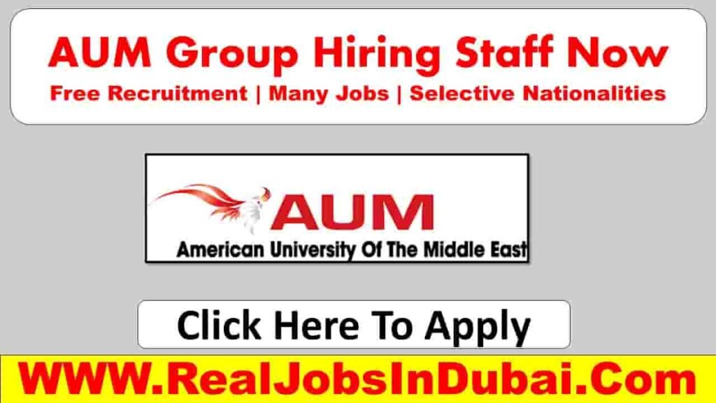American University Of Middle East- AUM Careers Jobs In Kuwait - RealJobs